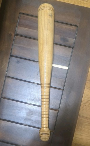 Vintage Solid Wood Wooden Tire Thumper Fish Knocker Bat Pommel Club ...