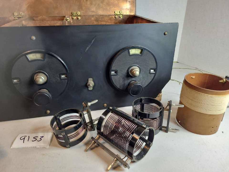 Antique Custom Ham Radio Copper NEUTRODYNE RAF tube kit stereo 91 S3 | eBay
