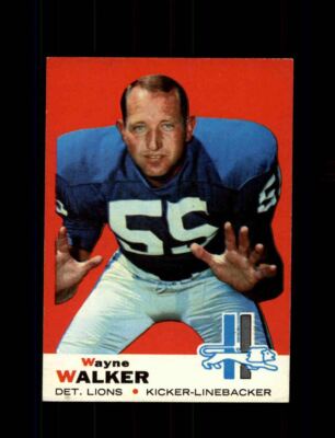 1969 WAYNE WALKER TOPPS #54 LIONS *G5360 | eBay