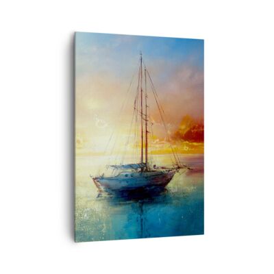 Impression sur Toile 70x100cm Tableaux Image Photo Voilier Ouest Le ...