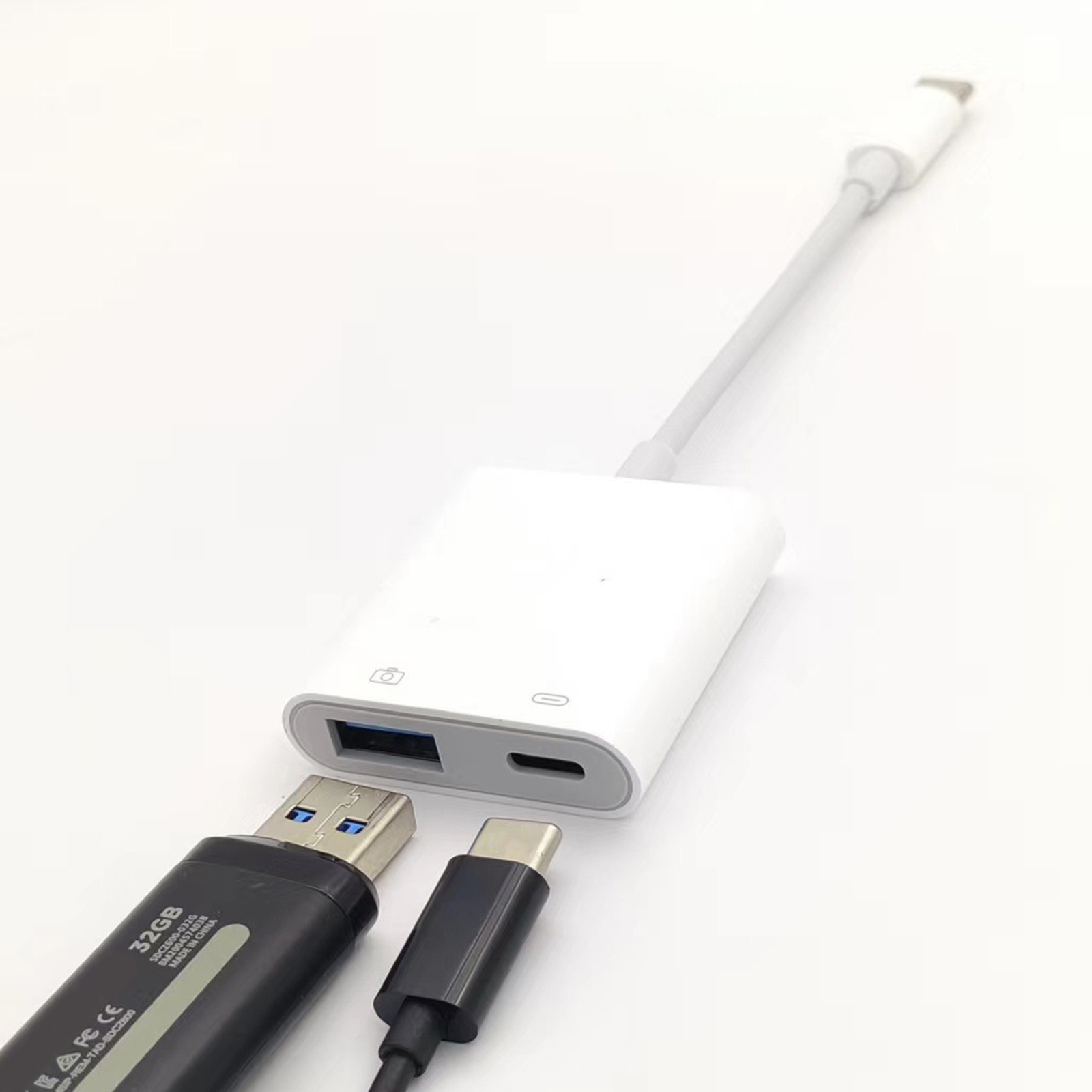 Otg Converter Cable Fast Transfer Support Charging High Speed Usb Type ...