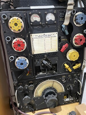 RAF WORKING? WW2 LANCASTER HALIFAX BOMBER RADIO SET T1154 + R1155 ...