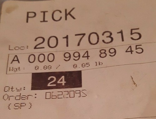 Mercedes OEM Pin Lock washers C107 C117 C123 C126 A0009948945 (24 ...