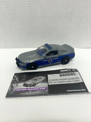 Hasbro Transformers 2007 Movie Deluxe Recon Barricade Action Figure ...