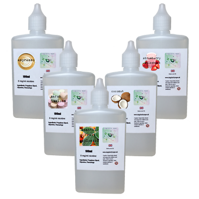 100ml E Liquid Vape Juice Eliquid Max VG Cloud Chaser 0mg Nicotine UK ...