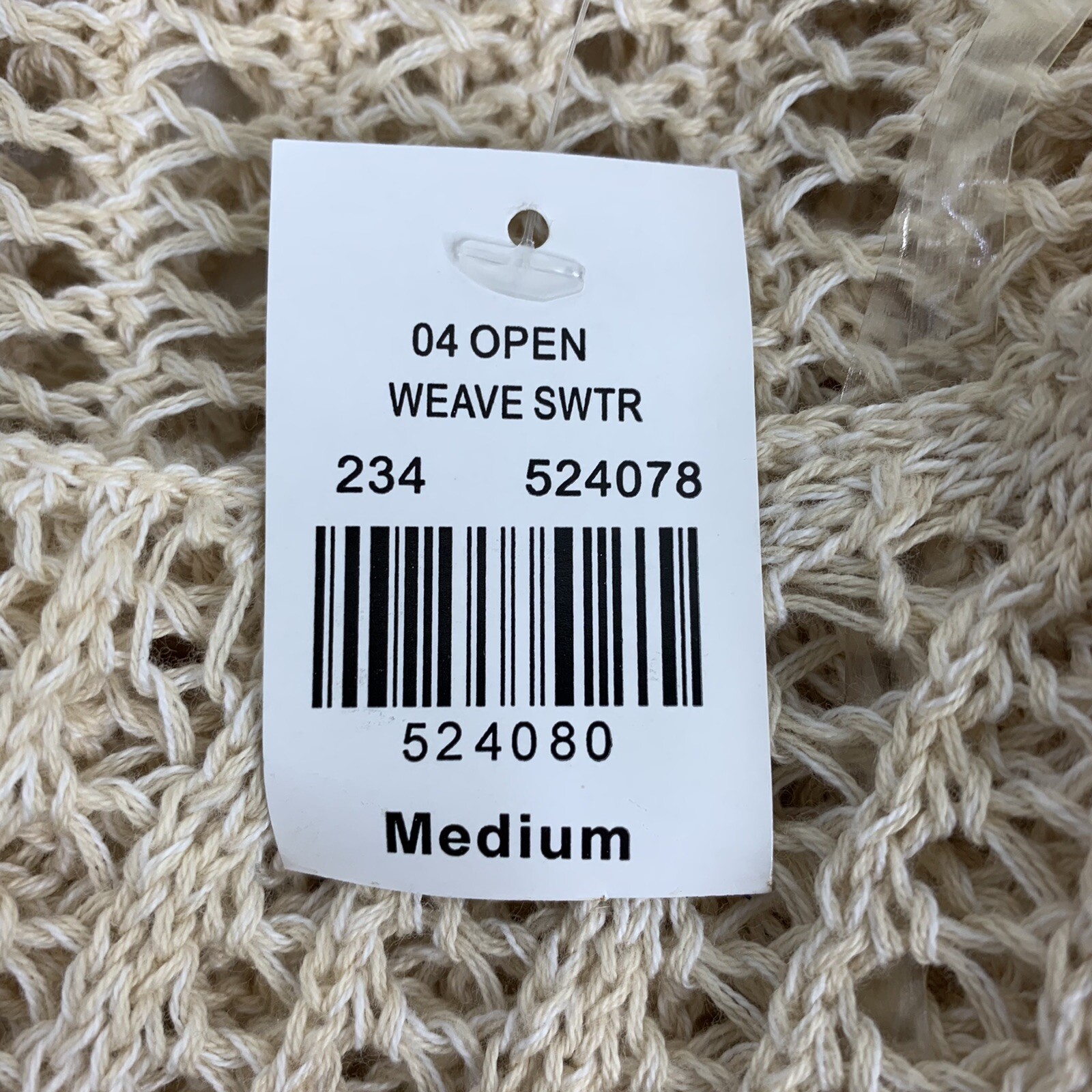 NEW Crystal Kobe Crochet Tunic Sweater Cream Boho Capsule Minimalist ...