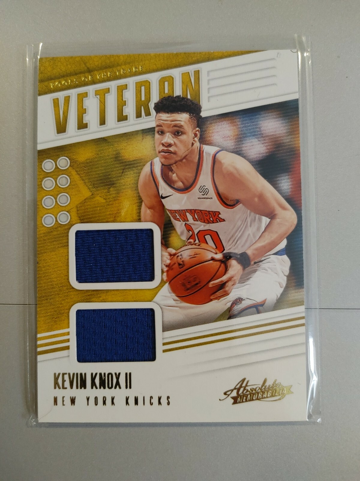 2019-20 Absolute Memorabilia Veteran Tools of the Trade NY Knicks Kevin ...