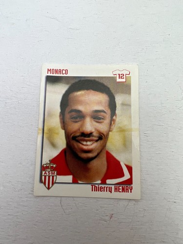 Vignette PANINI THIERRY HENRY N°206 MONACO FOOT 1999 ( Rookie ) | eBay