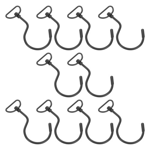 10 Pcs Rotating Hook Hanging Holder for Purse Hanger Closet Rod Support ...