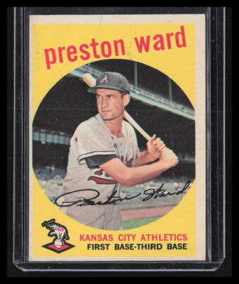 Preston Ward 1959 Topps #176 Kansas City Athletics | eBay