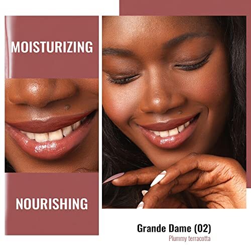 Oulac Moisturizing Shine Red Lipstick for Women 2 in 1 Tinted Lip Balm ...