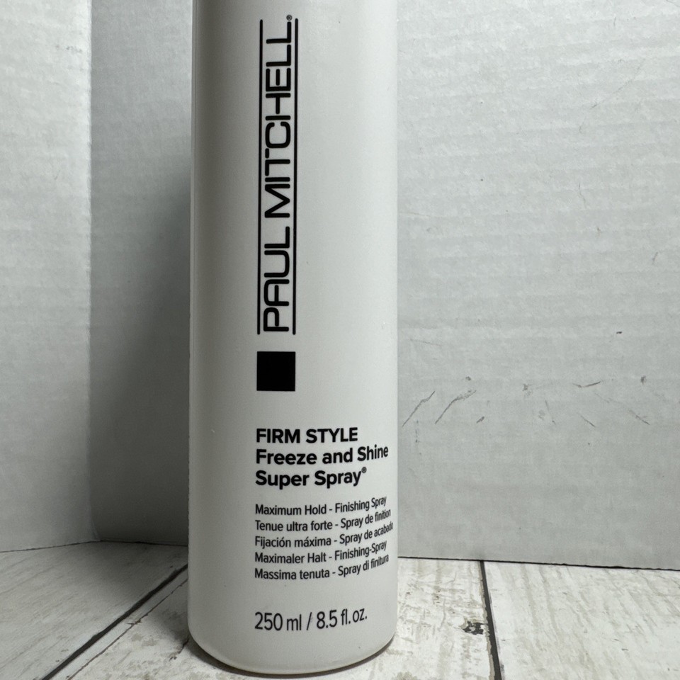 Paul Mitchell Freeze And Shine Super Spray 8.5 oz | Maximum Hold ...