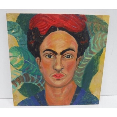 Frida Kahlo Oil Painting By Bill Ewing | eBay