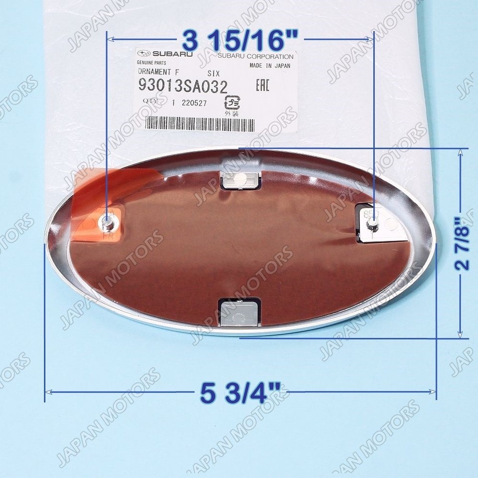 New GENUINE OEM Subaru Front Grille Emblem Impreza Forester WRX & STi ...