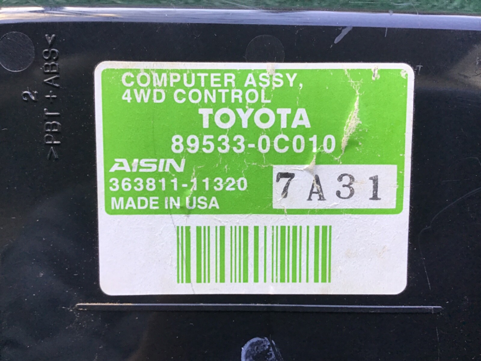 2007-2008 Toyota Tundra 4WD Control Module Computer | 89533-0C010 ...