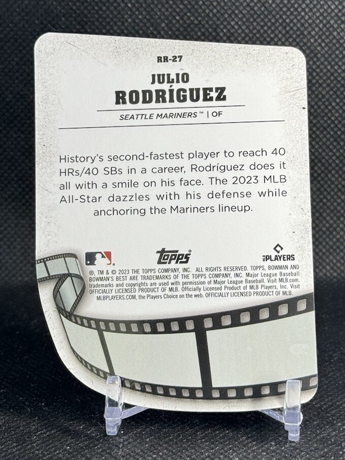 2023 Bowman's Best Reel to Reel Die Cut #RR27 Julio Rodriguez | eBay