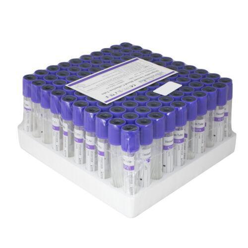 100Pcs EDTA Sterile Vacuum Blood Collection Tubes - 2ml 12x75mm ...