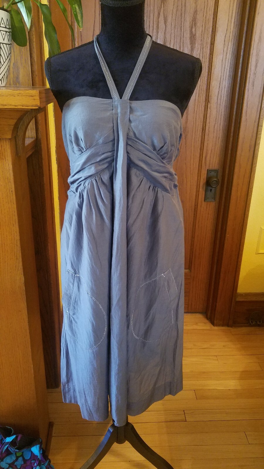 Gorgeous Lucca fully lined halter dress - Gem