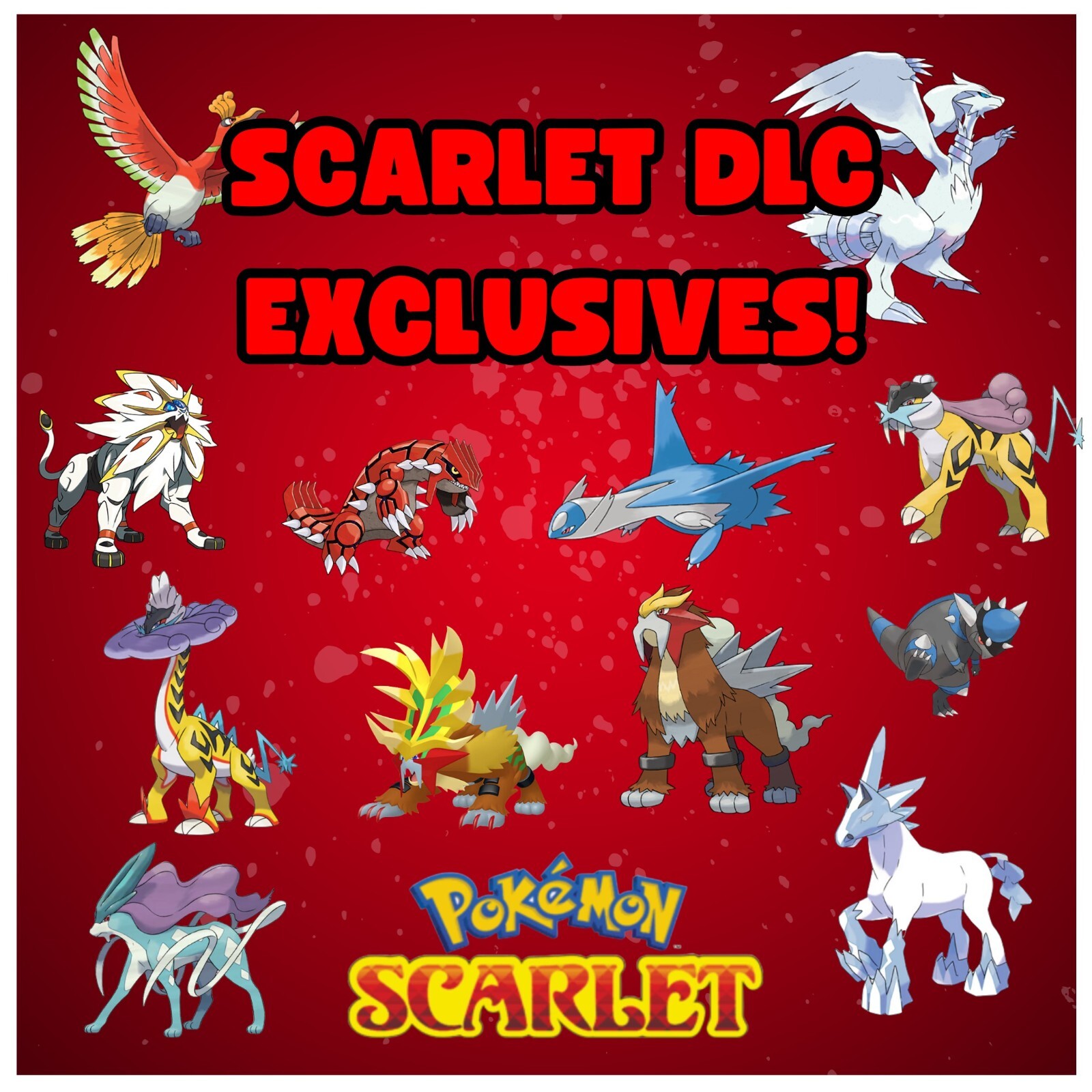 Pokemon Scarlet & Violet Exclusive Scarlet DLC LEGENDARY Pokemon FAST ...