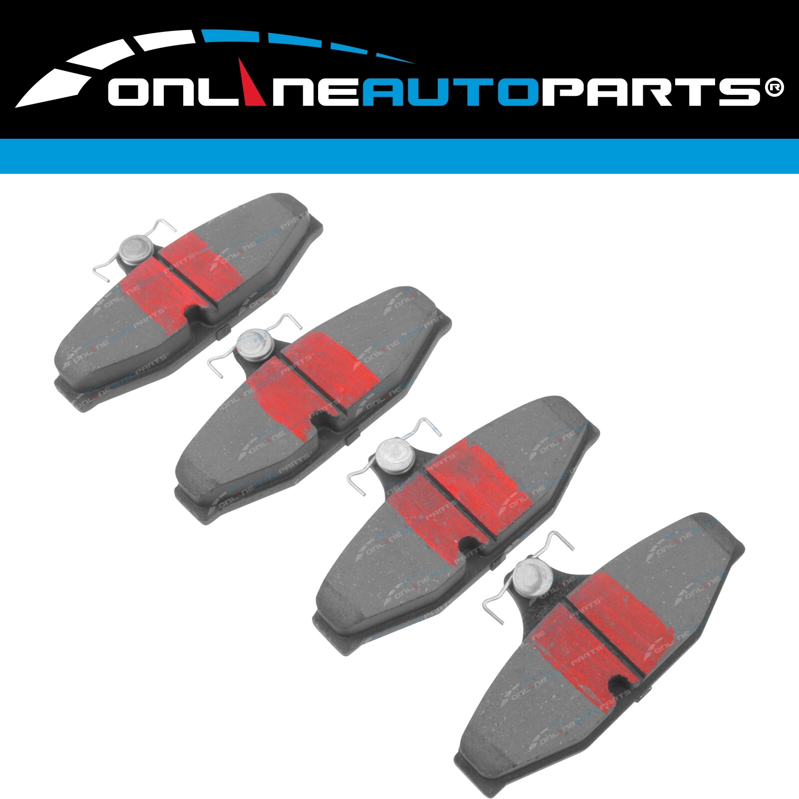 Front & Rear Disc Brake Pads Set for Fairlane Fairmont Falcon BA BF FG ...