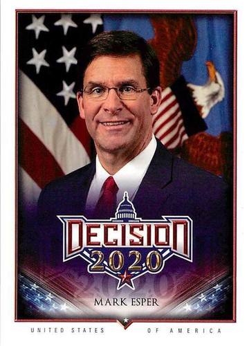 Mark Esper 456 2020 Decision 2020 Secretary of Defense | eBay