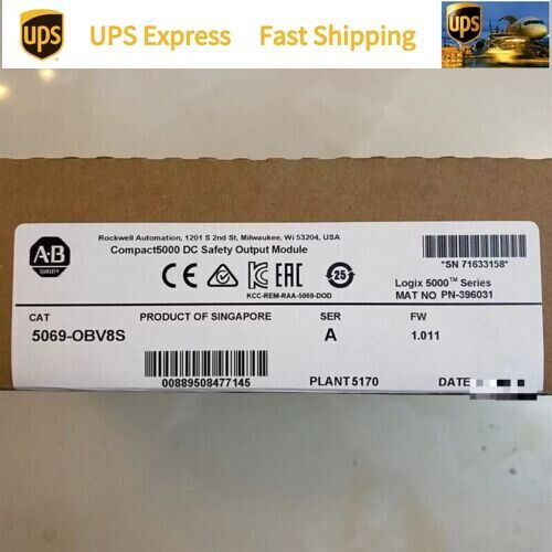 AB 5069-OBV8S SER A Compact 5000 DC Safety Output Module Expedited ...