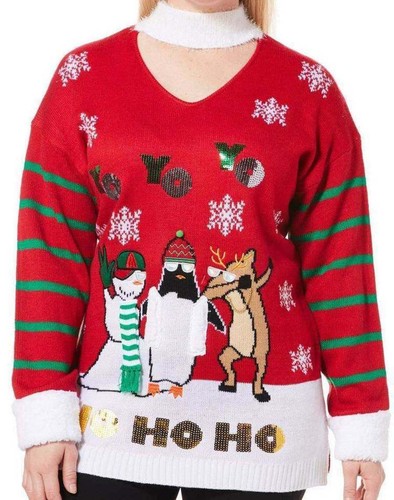 Ugly Christmas Sweater Yo Yo Yo Ho Ho Ho Hip Hop Size 3XL NEW Derek ...