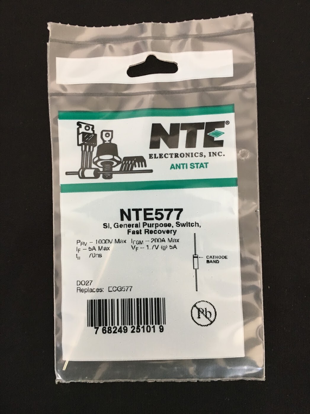 NTE577 - Si, General Purpose, Switch, Fast Recovery | eBay