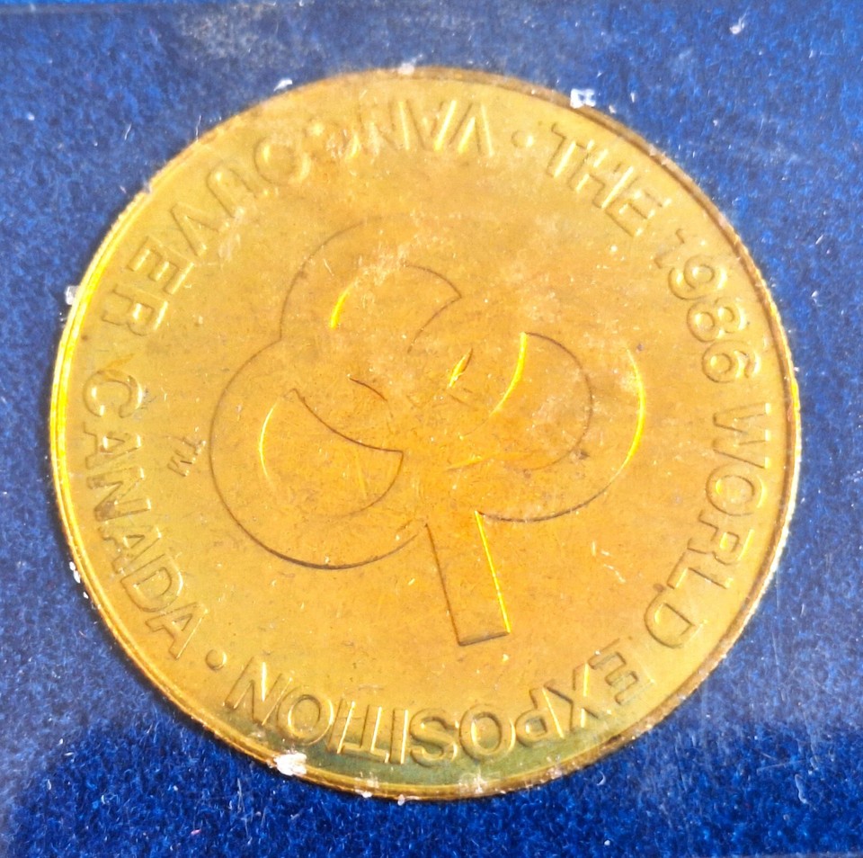 1986 World Exposition EXPO '86 Vancouver Canada OFFICIAL MEDALLION | eBay
