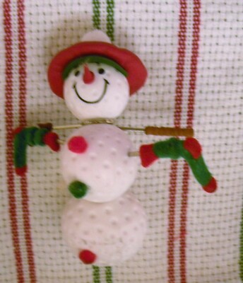 Hallmark 2004 - Over Par Snowman - Pre-Owned - No Box | eBay