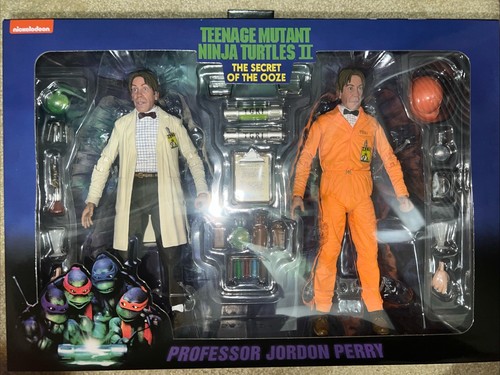 Teenage Mutant Ninja Turtles II Secret Ooze Professor Neca Perry Figure ...