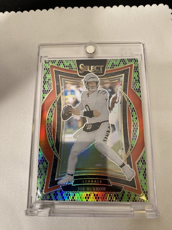 2024 Panini Select Joe Burrow Snakeskin 1/2 VERY CLEAN CASE HIT!!! | eBay