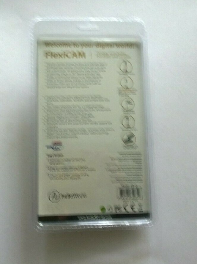 HelloWorld Digital USB FlexiCam PK-5 350k Pixel Adjustable PORTABLE WEB ...