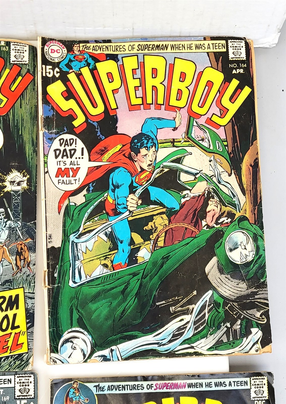 13 - 1970's DC Superboy Superman Comics #153 #157 #161 #163 #164 #166 ...