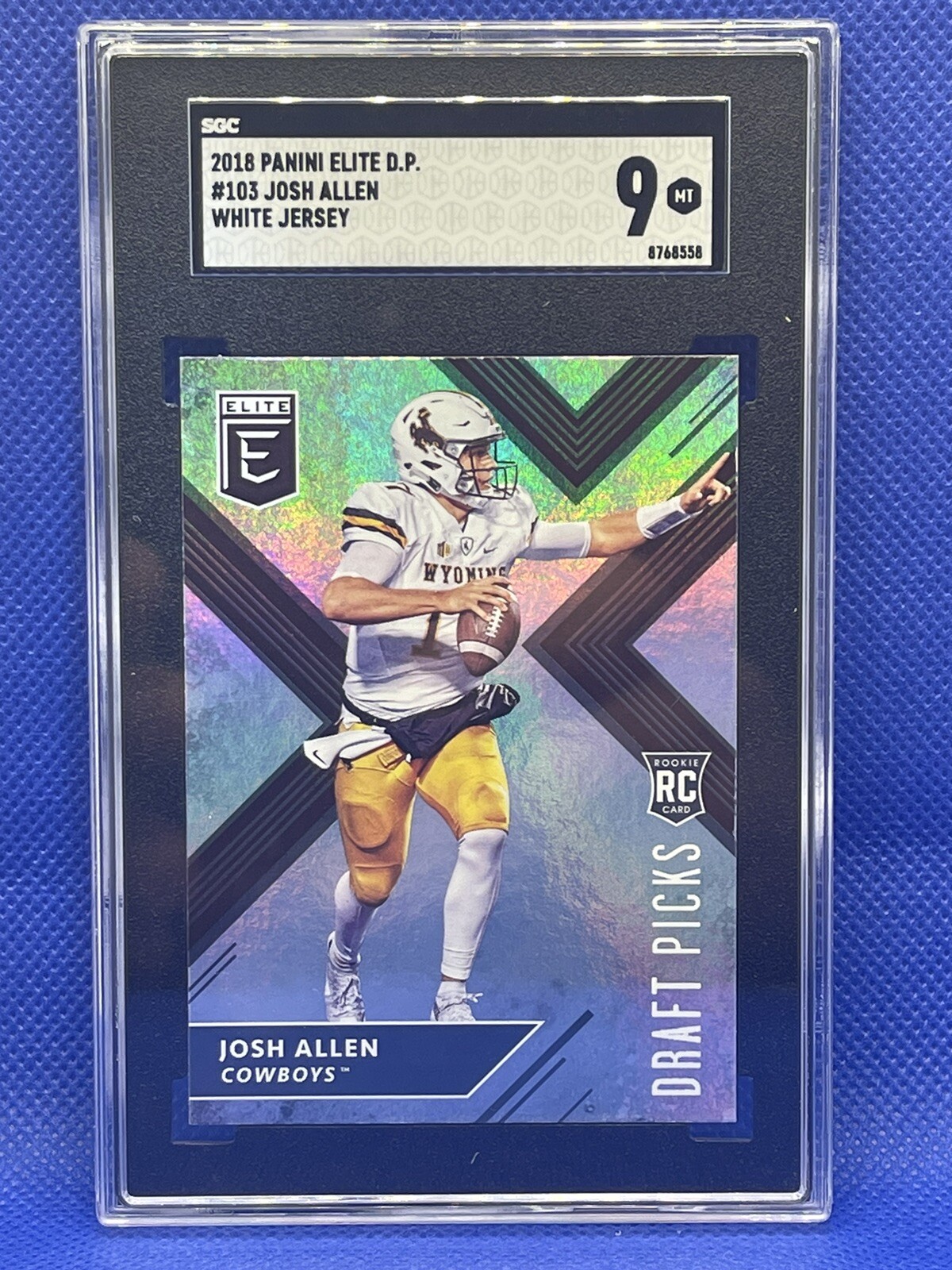 2018 Panini Elite DP Josh Allen Rookie SGC 9 White Jersey | eBay