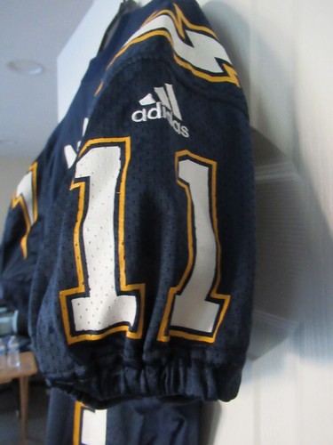 Moses Moreno San Diego Chargers Vintage 1999 Game Issued Blue Adidas ...