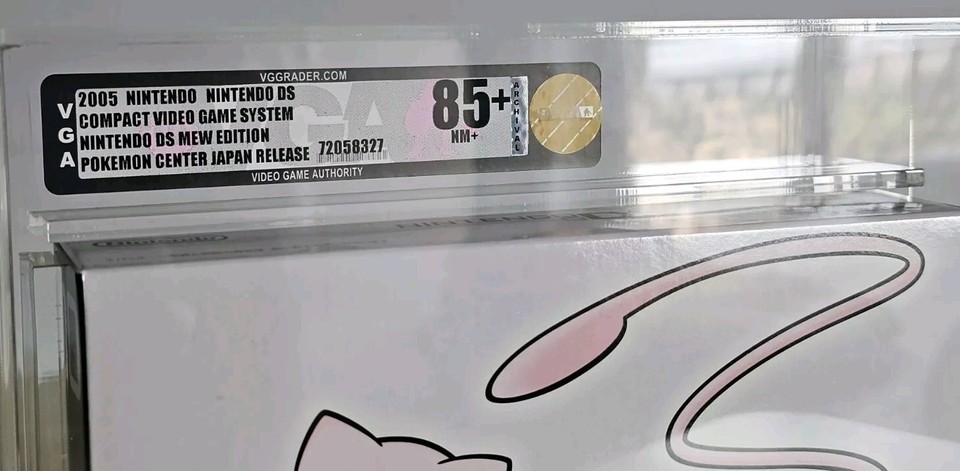 Nintendo Ds Mew Edition - NEW UNOPENED VGA 85+ - Pokémon Center Console ...