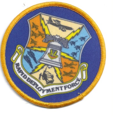 USAF PATCH RAPID DEPLOYMENT FORCE US AIR FORCE SQUADRON PATCH | eBay