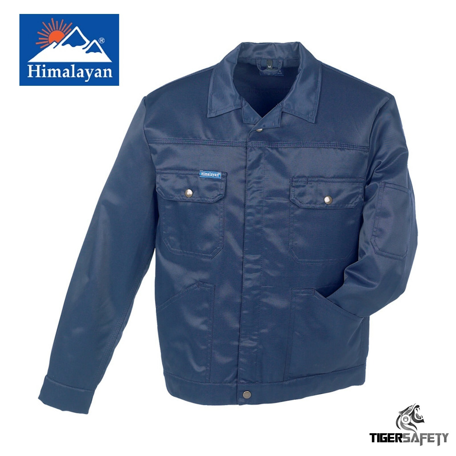 Himalayan Heavy Duty Teflon Coated Navy Blue Work Coat Drivers Jacket ...