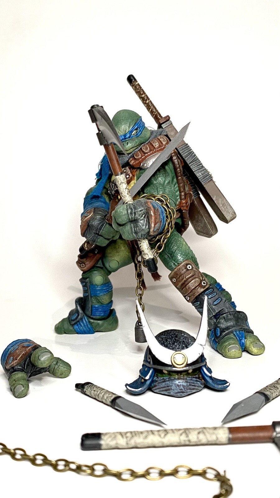 Fury Toys Samurai Animals Spring Action Figure & Custom Kit "Leonardo ...