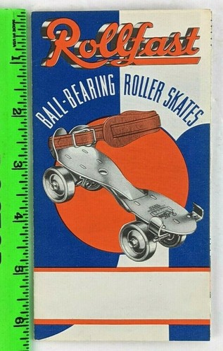Vintage 1960s 70s Rollfast Roller Skates Skating Illustrated Foldout ...