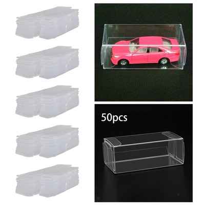 50x Transparent Acrylic Model Car Display Case, Model Car Display Box ...