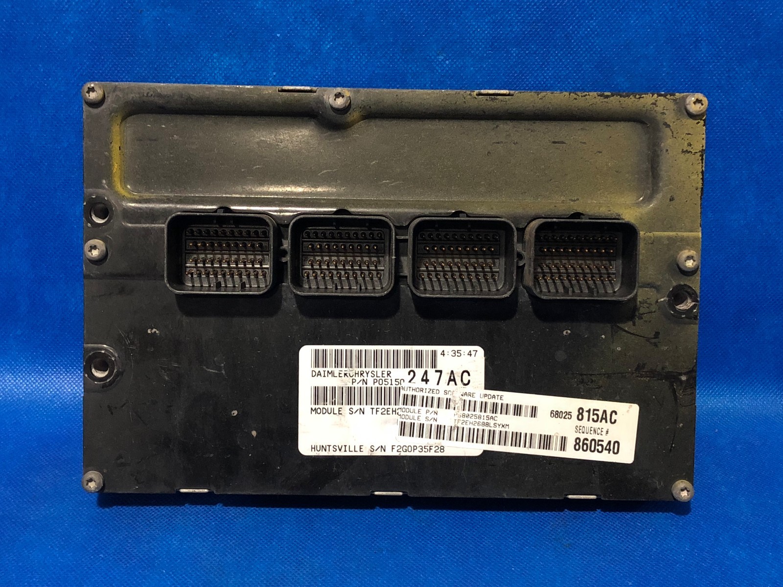 PROGRAMMED VIN PLUG & PLAY 09 DODGE CARAVAN 3.3 ECM ECU MODULE PCM ...