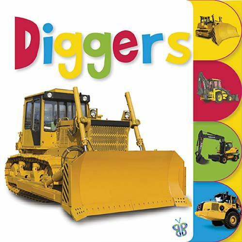 Busy Baby Diggers_Tabbed BK by J. Bicknell (2009, Children's Board ...