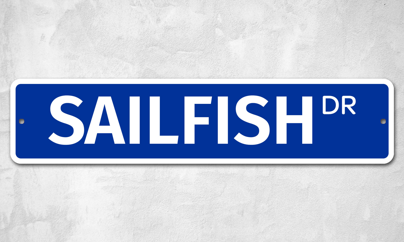 7293 SS Sailfish 4" x 18" Novelty Street Sign Aluminum | eBay