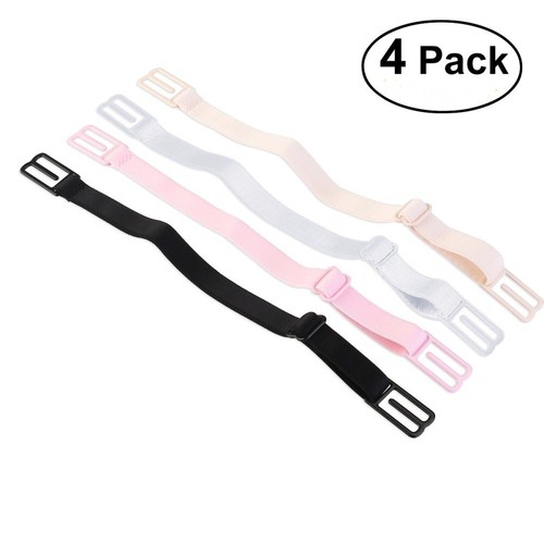 4 Pair Anti-slip Shoulder Strap Bra Fastening Removable Lingerie Straps ...