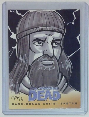WALKING DEAD COMIC SKETCH CARDS SET 2: PAUL JESUS MONROW ART MARY ...