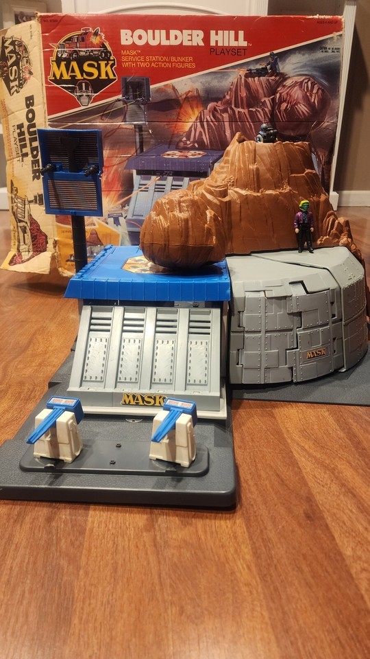 Vintage Kenner MASK Boulder Hill Incomplete 1985 Playset With Original ...
