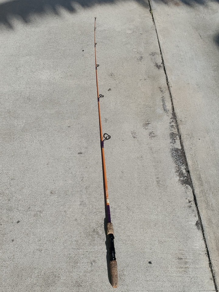 RARE Vntg KENCOR XL-1 Trout Fishing Rod Pole 5'-8" 1# Lb. Line Tenlew ...