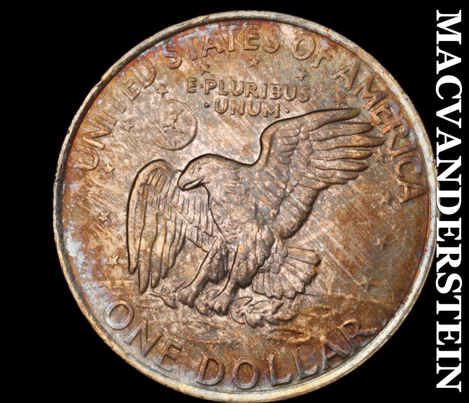 1971-D Eisenhower Dollar - Choice Gem Brilliant Unc Color No Reserve # ...